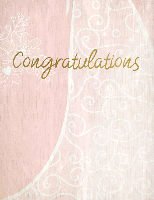 Congratulations Bride to Be Pink Poster Print by Allen Kimberly - Item ...