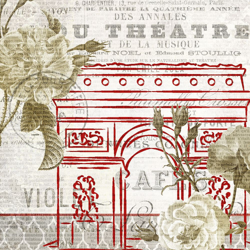 Paris Script Series 7 Poster Print by Allen Kimberly - Item ...