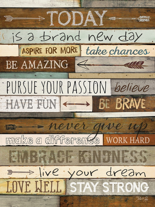 Today is a Brand New Day Poster Print by Marla Rae - Item ...