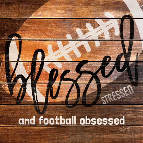 Football Obsessed Poster Print by Marla Rae - Item # VARPDXMA2473 ...