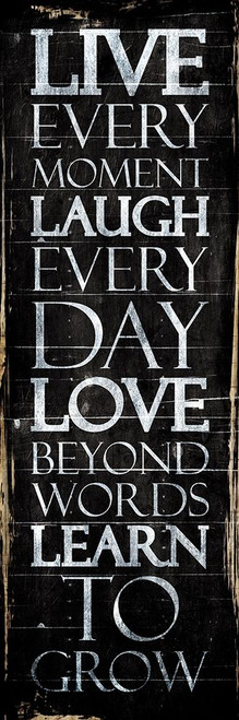 Live Laugh Love Learn Poster Print by Mlli Villa - Item ...