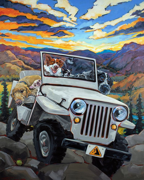 Watch For Falling Rocks Poster Print by CR Townsend # T725D - Posterazzi