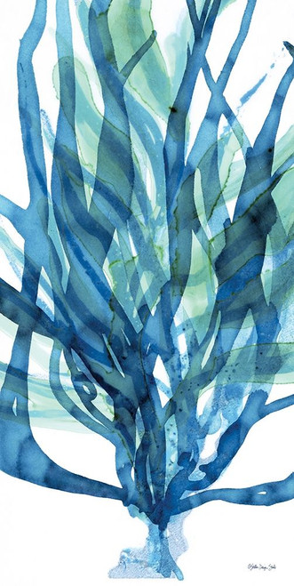 Soft Seagrass in Blue 1 Poster Print by Stellar Design Studio Stellar ...
