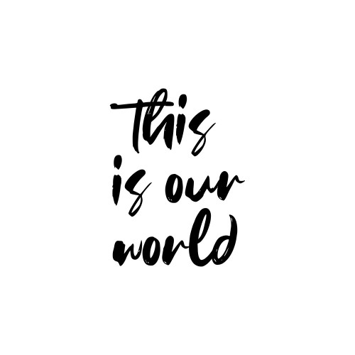 Our World Poster Print by Milli Villa # MVSQ610B - Posterazzi