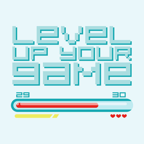 Level Up Poster Print by Mlli Villa # MVSQ513A - Posterazzi