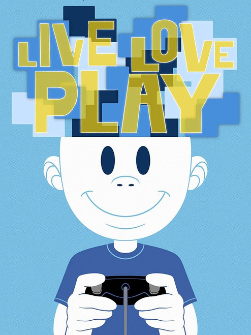 Live Love Play 1 Poster Print by Marcus Prime # MPRC677A - Posterazzi
