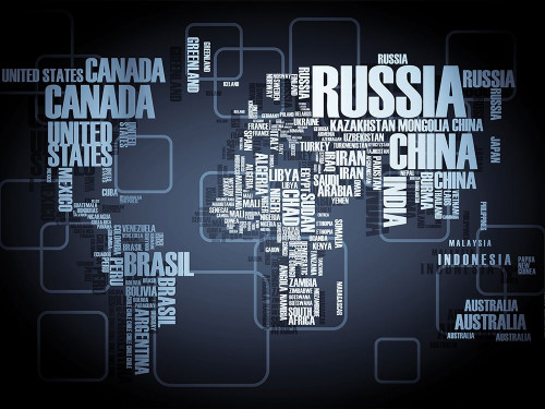 Wording Map Poster Print by Braun Studio Braun Studio # GC382 - Posterazzi