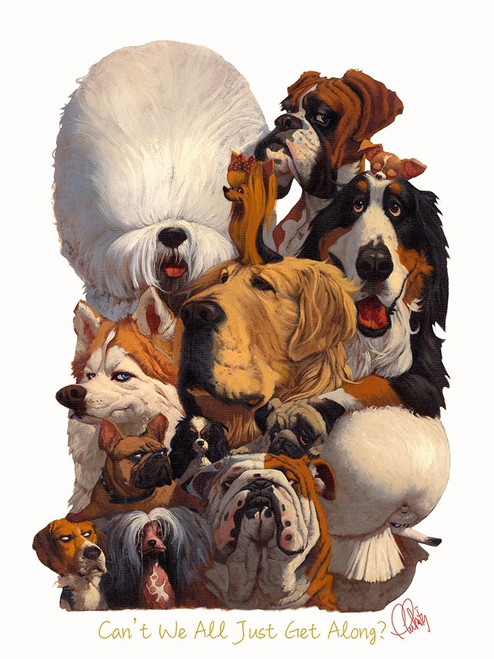 Cant We All Just Get Along Poster Print by Thomas Fluharty # F790D ...
