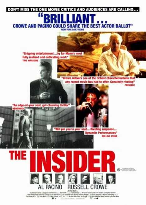 The Insider Movie Poster (11 x 17) - Item # MOV297381 - Posterazzi