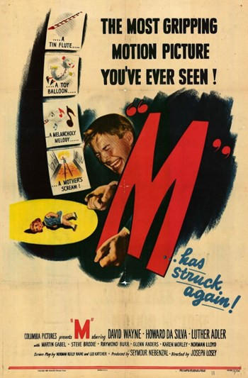 M Movie Poster (11 x 17) - Item # MOV209912 - Posterazzi