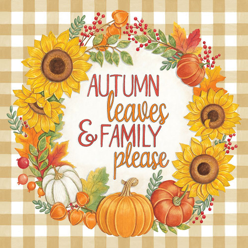 Autumn Leaves by Deb Strain (12 x 12) - Posterazzi