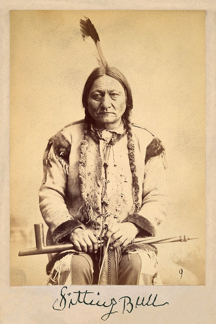 Sitting Bull - Lakota Sioux Tribe Chief-1884 by Palmquist And Jurgens ...