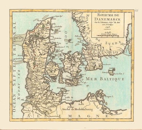 Denmark Kingdom - Robert 1748 by Robert (12 x 11) - Posterazzi