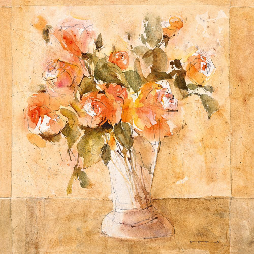 Roses VI by ROMO-Rolf Morschhauser (24 x 24) - Posterazzi