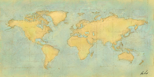 Map I by Rick Novak (24 x 12) - Posterazzi