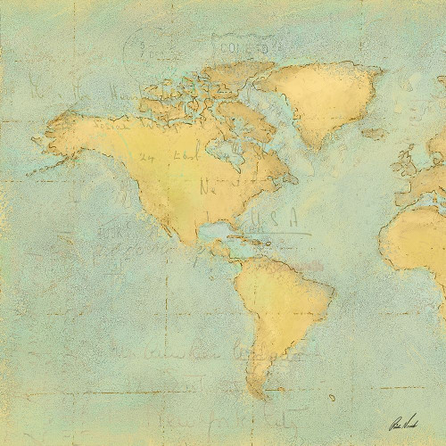 Map II by Rick Novak (12 x 12) - Posterazzi