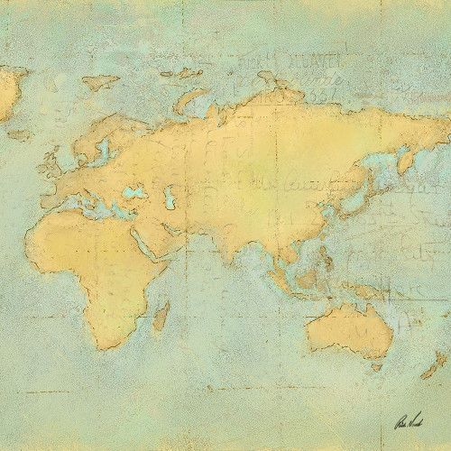 Map III by Rick Novak (12 x 12) - Posterazzi