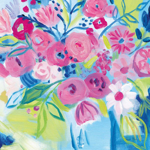 Spring Burst II by Farida Zaman (24 x 24) - Posterazzi