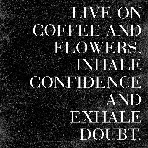 Live On Coffee by SD Graphics Studio (24 x 24) - Posterazzi