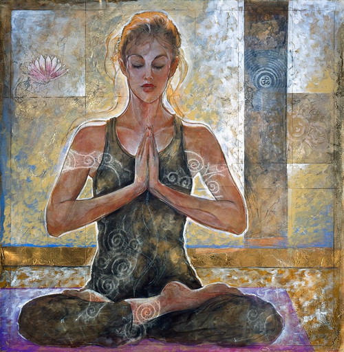 Yoga Sandy by Marta Wiley (10 x 12) - Posterazzi