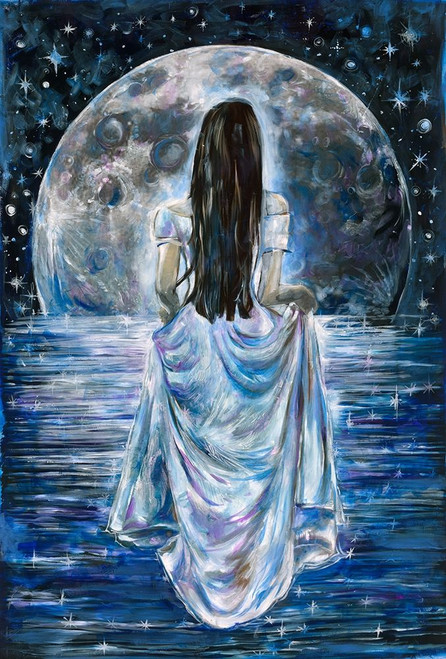 Blue Moon by Marta Wiley (18 x 24) - Posterazzi
