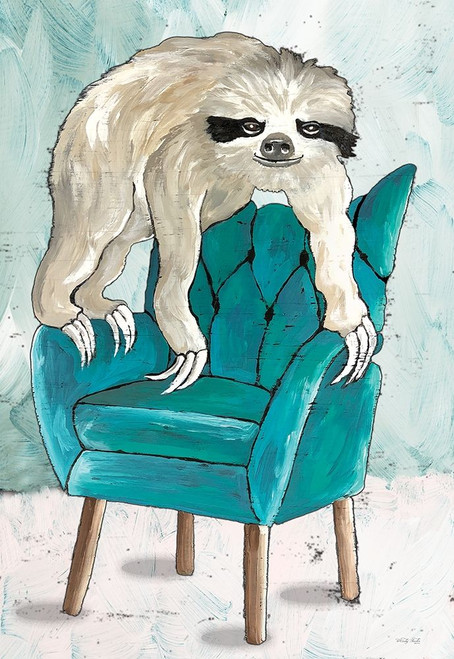 Chill Sloth II by Cindy Jacobs (18 x 24) - Posterazzi