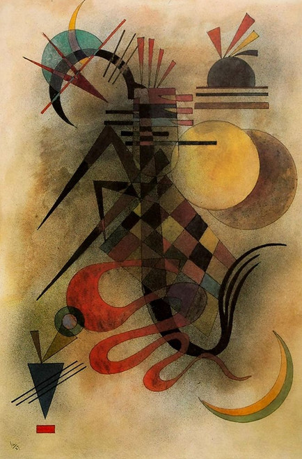 Hard but Soft 1927 by Wassily Kandinsky (15 x 24) - Posterazzi