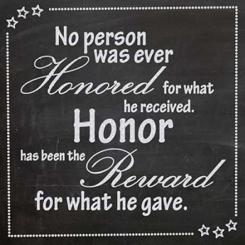 Honor Poster Print by Lauren Gibbons (12 x 12) - Posterazzi