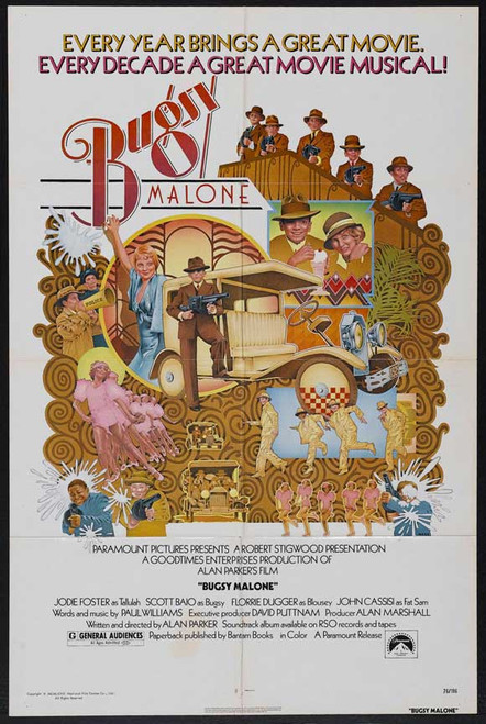 Bugsy Malone Movie Poster Print (11 x 17) - Item # MOVCJ8309 - Posterazzi