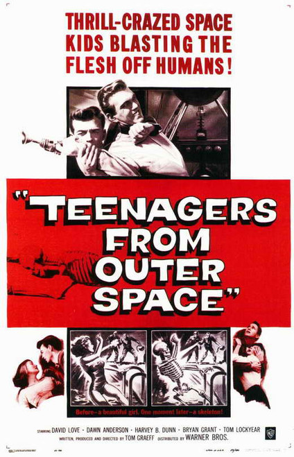 Teenagers from Outer Space Movie Poster Print (11 x 17) - Item ...