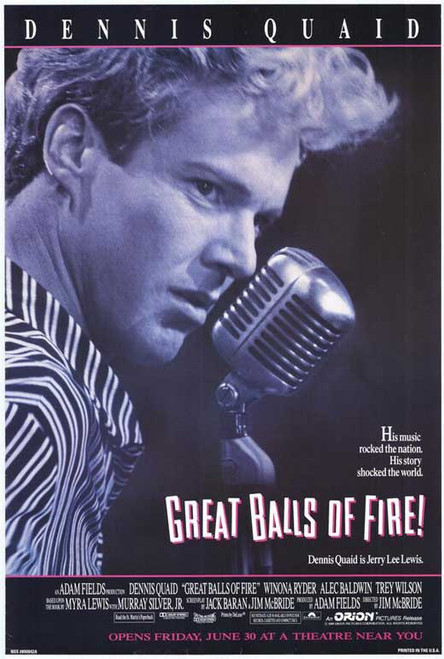 Great Balls of Fire Movie Poster Print (27 x 40) - Item # MOVAF8940 ...