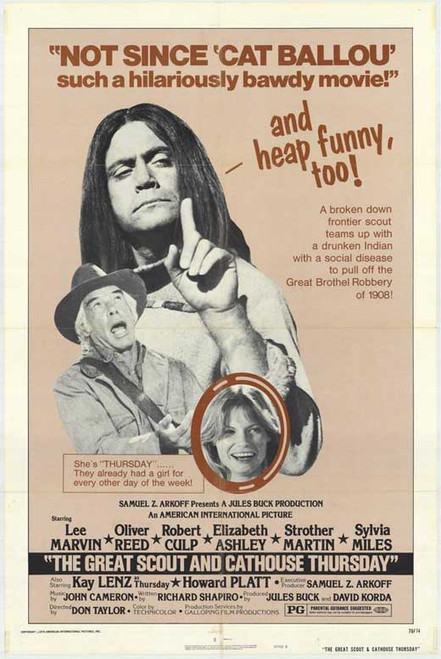 Great Scout & Cathouse Thursday Movie Poster Print (11 x 17) - Item ...