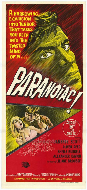 Paranoiac Movie Poster Print (11 x 17) - Item # MOVEE4718 - Posterazzi