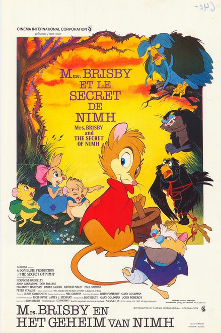 The Secret of NIMH Movie Poster Print (11 x 17) - Item # MOVIH3079 ...