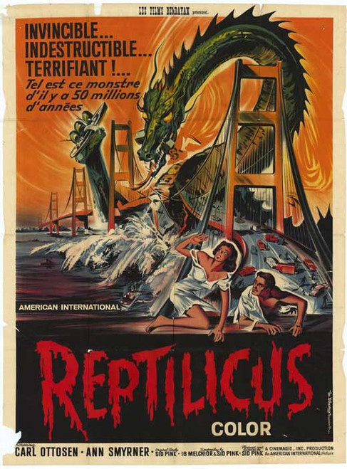Reptilicus Movie Poster Print (11 x 17) - Item # MOVCE3717 - Posterazzi