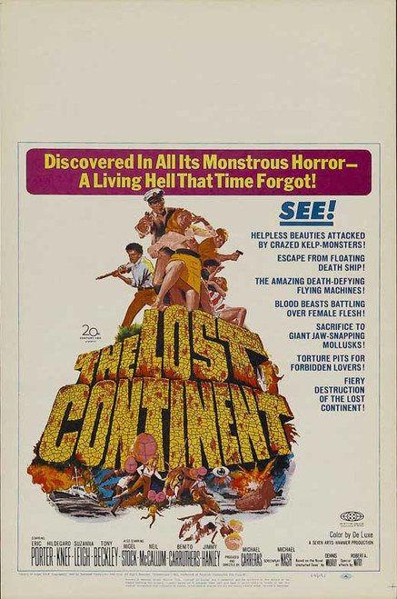 The Lost Continent Movie Poster Print (11 x 17) - Item # MOVEB19753 ...