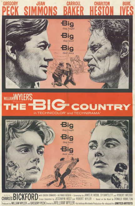 The Big Country Movie Poster Print (11 x 17) - Item # MOVAE5320 ...