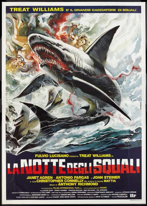 Night of the Sharks Movie Poster Print (27 x 40) - Item # MOVAB86173 ...