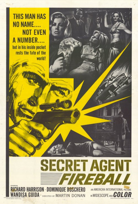 Secret Agent Fireball Movie Poster Print (11 x 17) - Item # MOVIF1094 ...