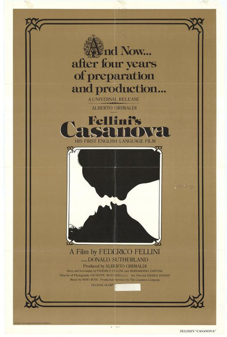 Casanova Movie Poster Print (11 x 17) - Item # MOVIE3970 - Posterazzi