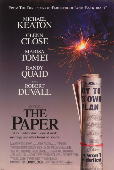 The Paper Movie Poster Print (11 x 17) - Item # MOVCF3156 - Posterazzi