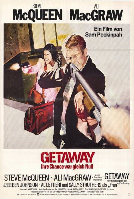 The Getaway Movie Poster Print (27 x 40) - Item # MOVAI7194 - Posterazzi