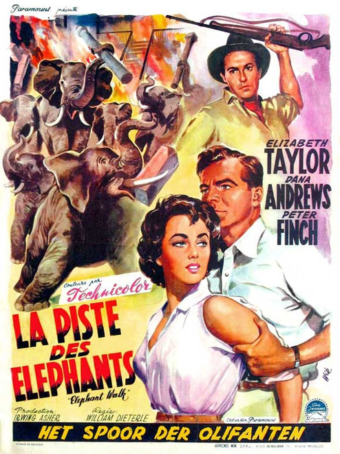 Elephant Walk Movie Poster Print (11 x 17) - Item # MOVCJ4830 - Posterazzi