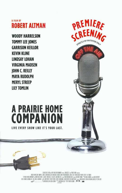 A Prairie Home Companion Movie Poster Print (11 x 17) - Item ...
