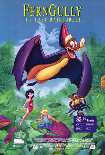 Ferngully: The Last Rain Forest Movie Poster Print (27 x 40) - Item ...