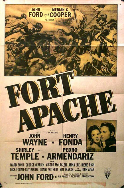 Fort Apache Movie Poster Print (11 x 17) - Item # MOVEB13470 - Posterazzi