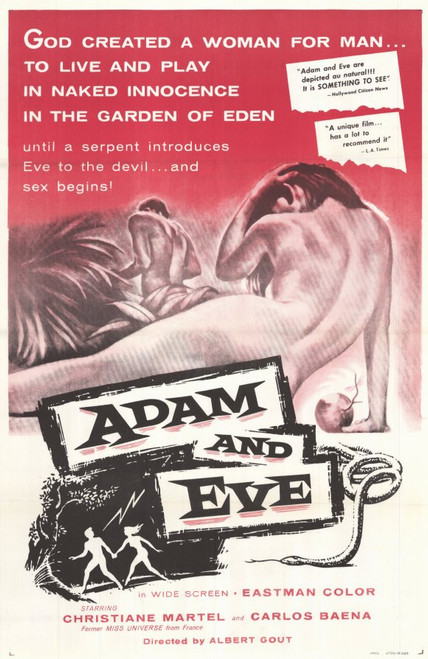 Adam and Eve Movie Poster Print (11 x 17) - Item # MOVGF1070 - Posterazzi