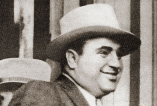 Alphonse Gabriel Capone, 1899 - 1947, sometimes known by the nickname Scarface. American ...