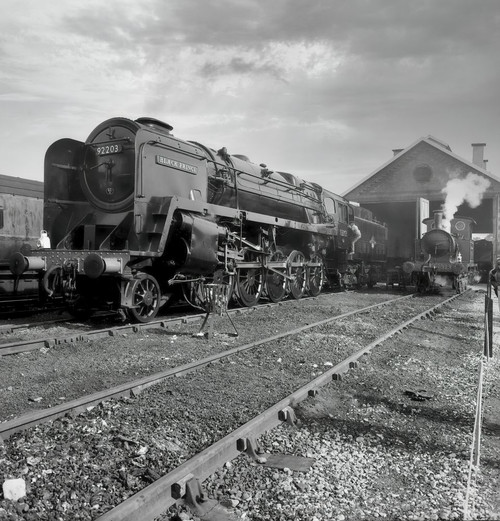 steam engine number 92203 Black prince Poster Print by John Short (16 x ...