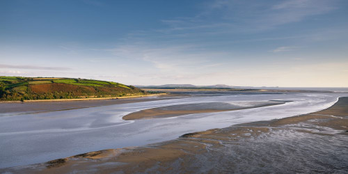Tywi Estuary at Llansteffan. Poster Print by Loop Images Ltd. (20 x 10 ...